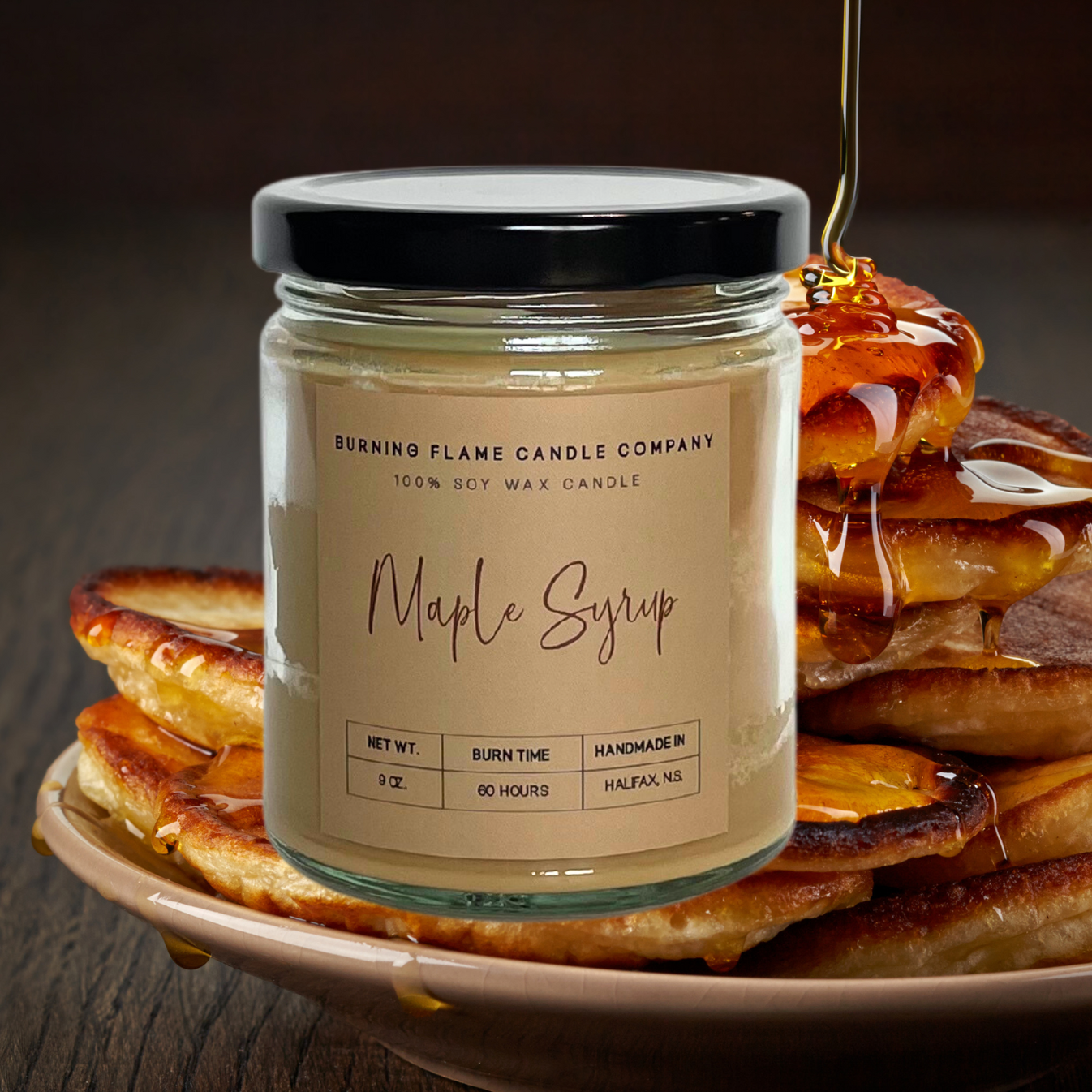 Maple Syrup Candle | Burning Flame Candle Company